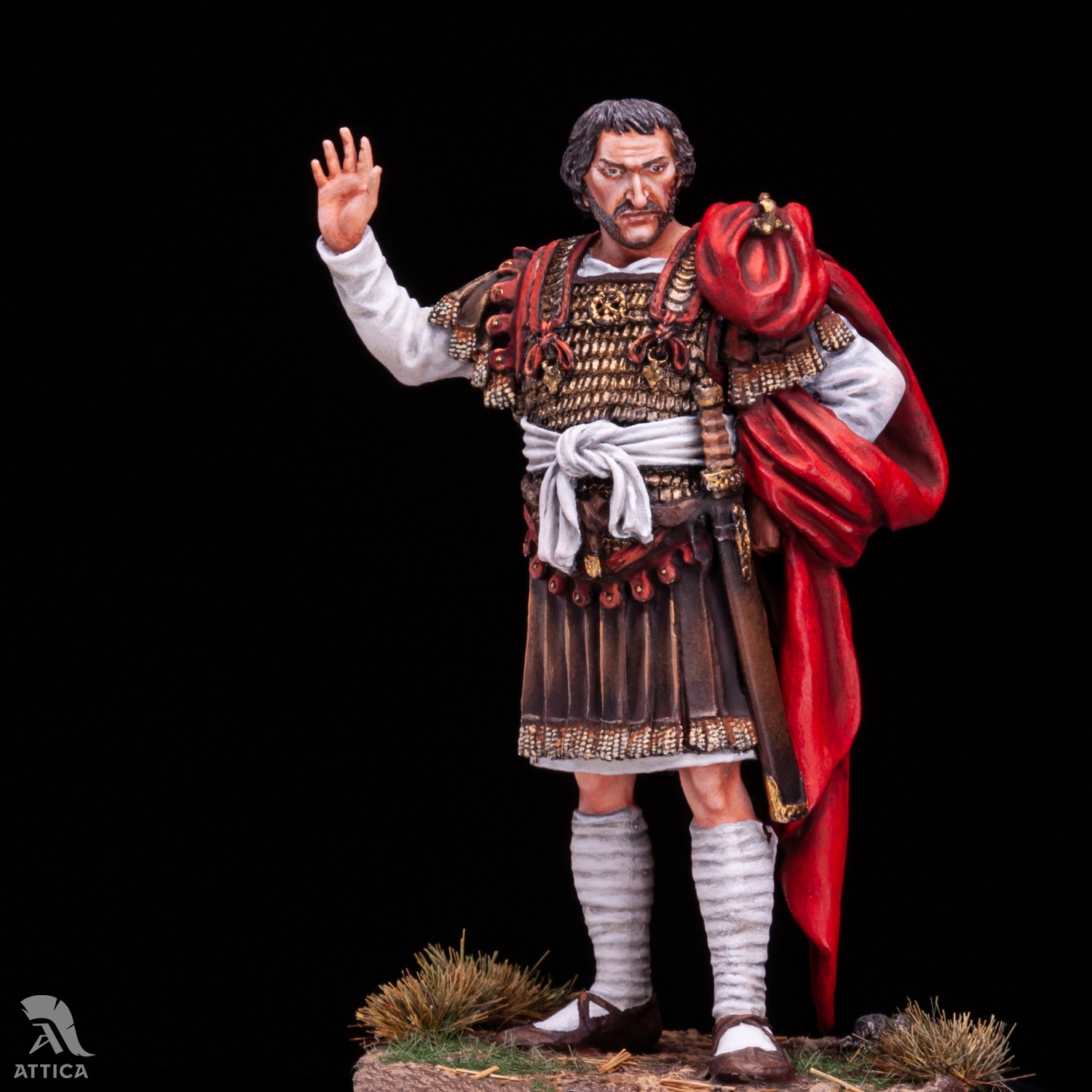 Flavius Belisarius Byzantine General Painted Toy Soldier Art Quality Flavius Belisarius Byzantine General Painted Toy Soldier Art Quality