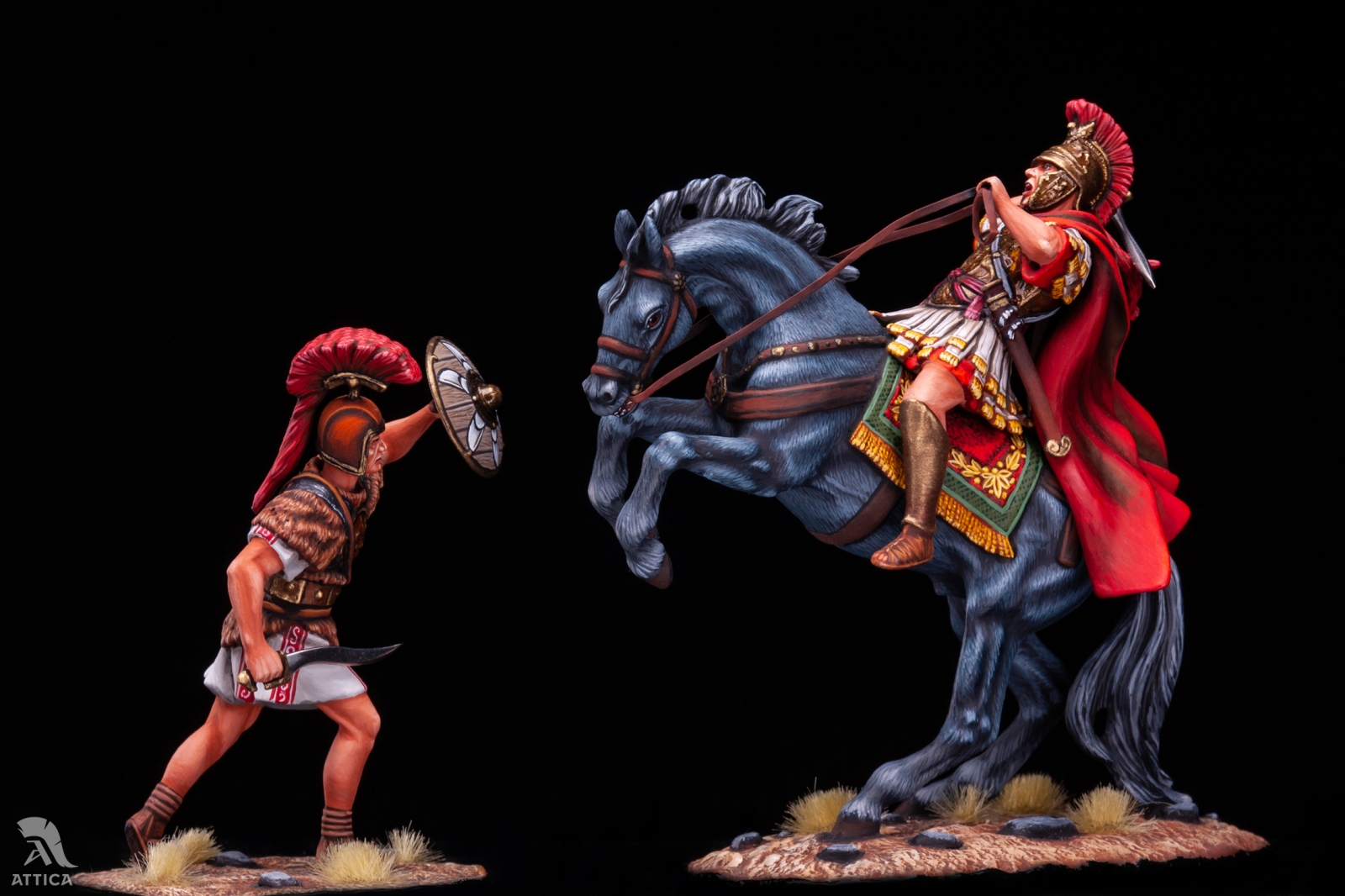 Death Gaius Flaminius at Battle of Lake Trasimene Painted Toy Soldier ...