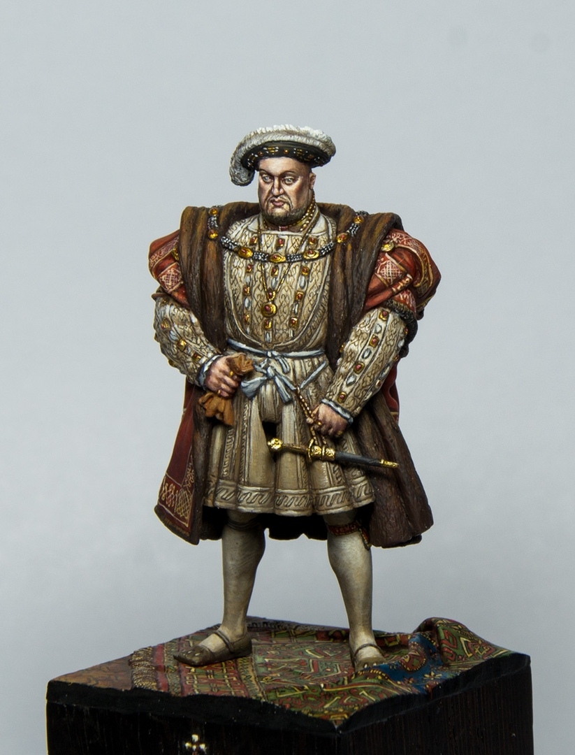 Henry VIII Tudor of England Painted Toy Soldier Museum Quality