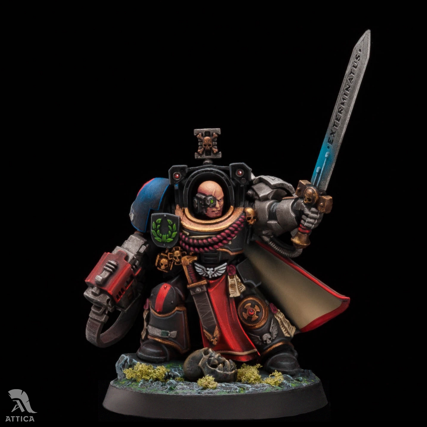 Deathwatch Terminator Captain Painted Wargaming Figure Art Quality