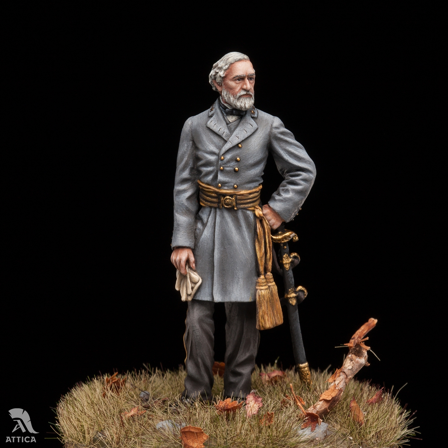 General Robert E. Lee Painted Toy Soldier Art Quality