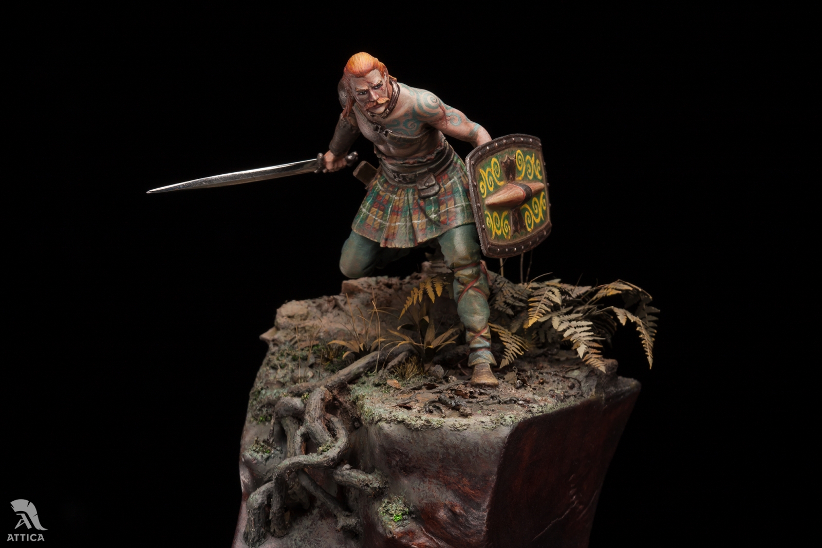 Gallic Warrior Painted Toy Soldier Museum Quality