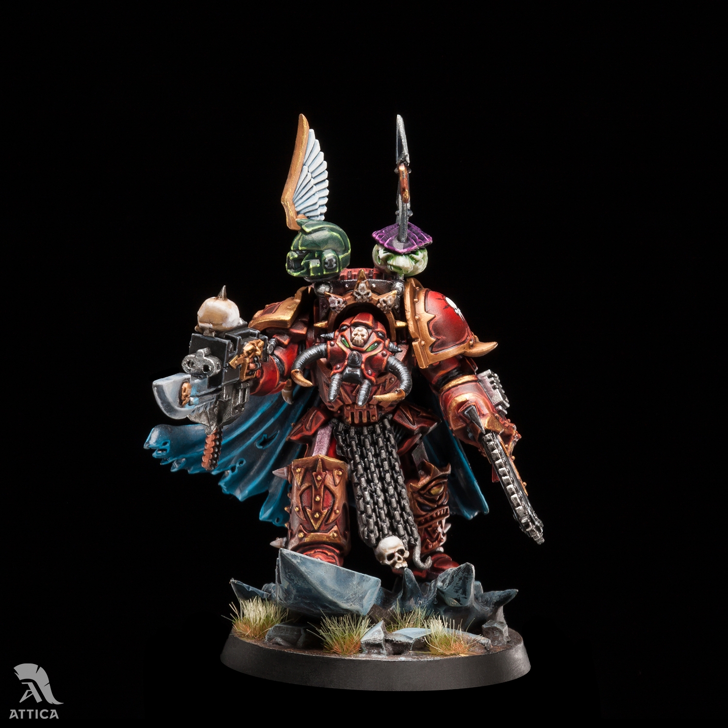Chaos Terminator Lord Painted Wargaming Figure Art Quality