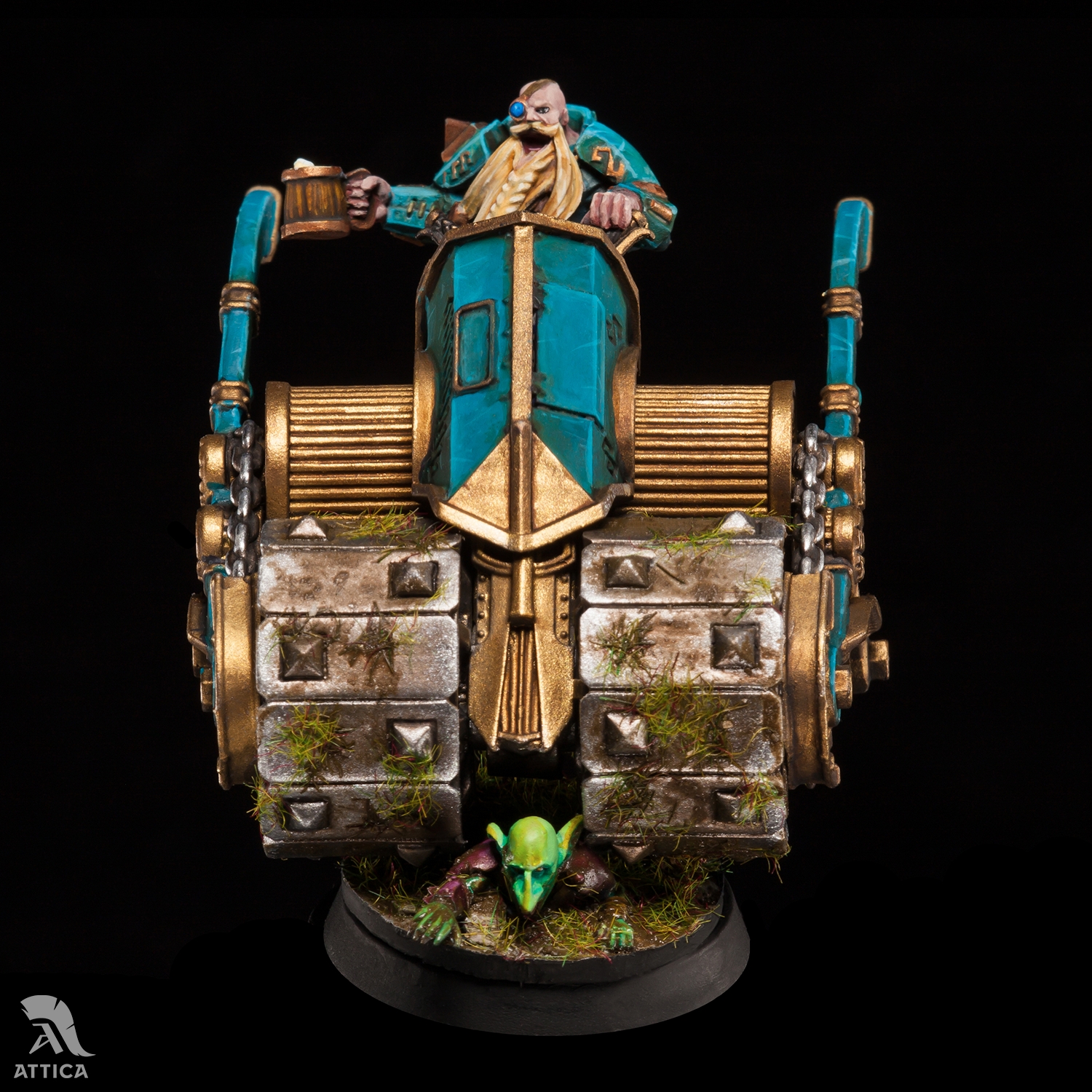 Dwarf Deathroller Painted Wargaming Figure Art Quality