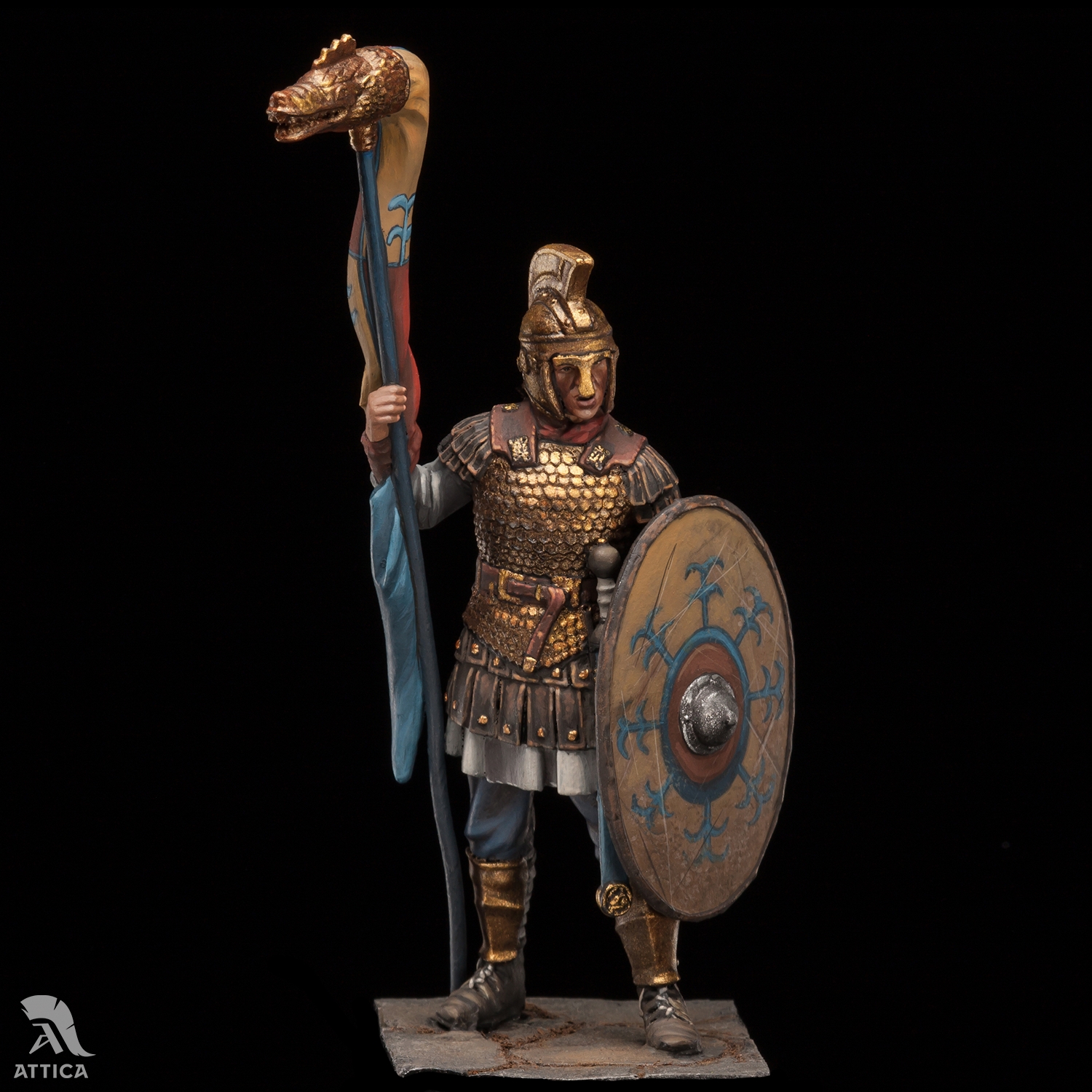 Roman Dragonary of Legio VII Gemina Painted Toy Soldier Art Quality