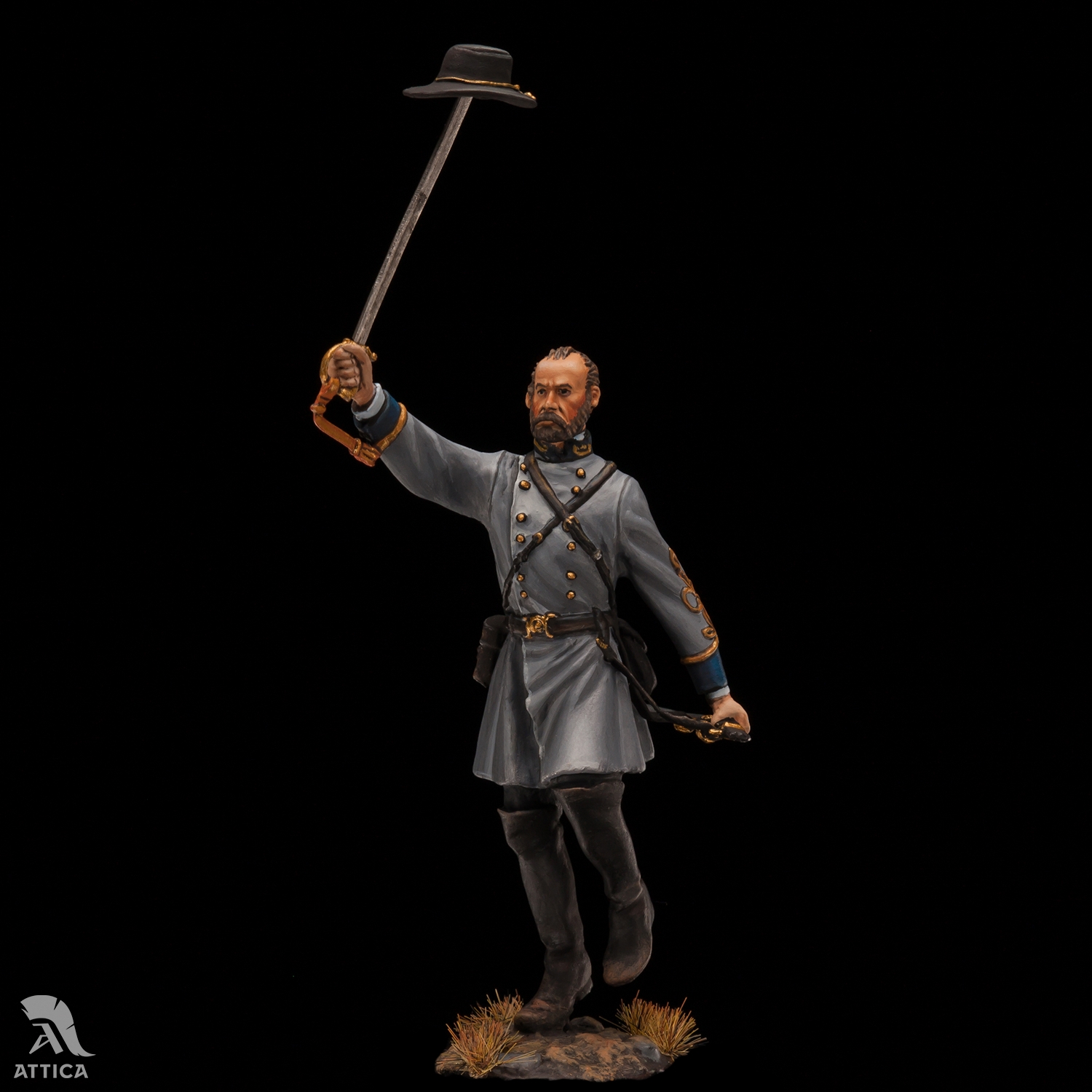 General Lewis Armistead Painted Toy Soldier Art Quality