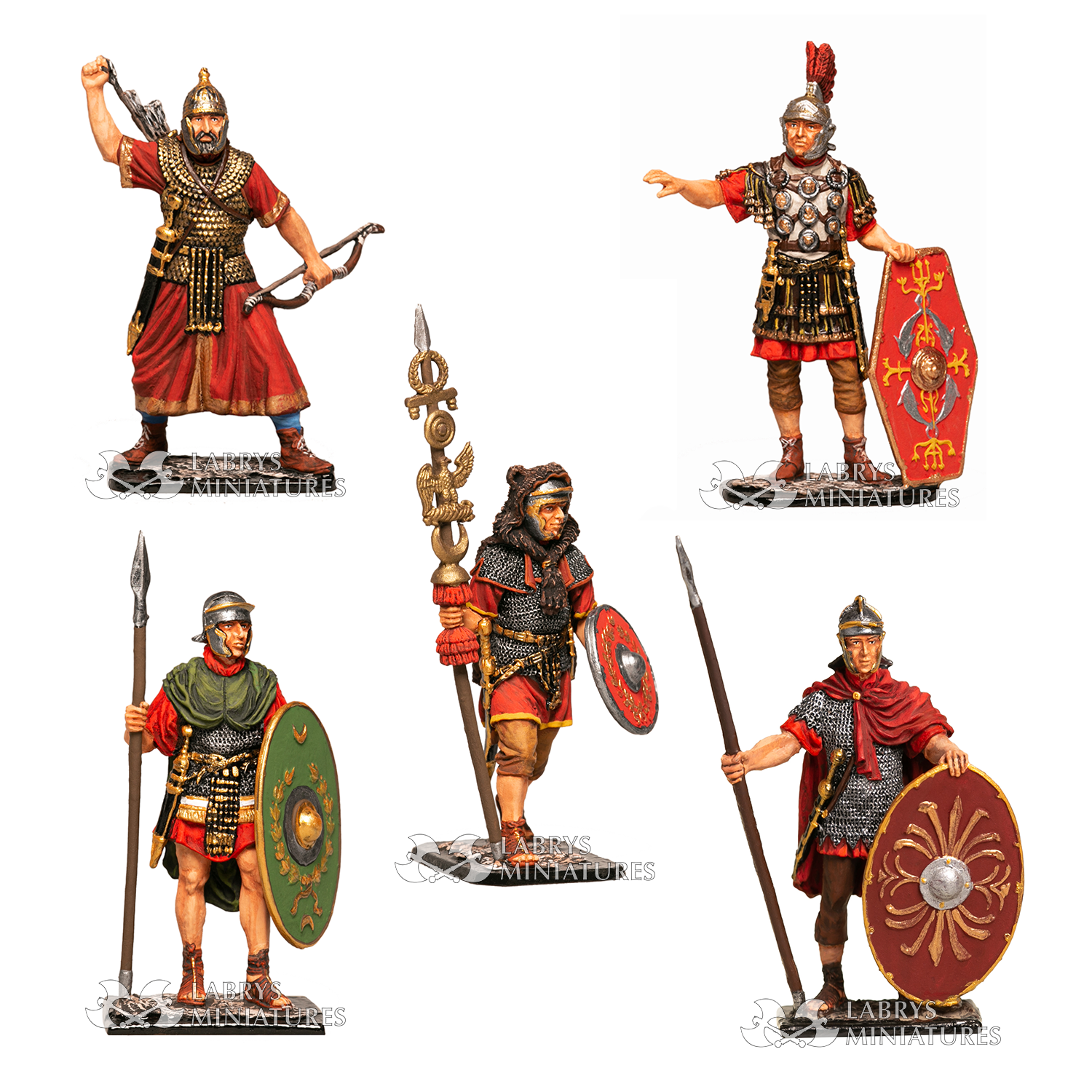 Roman Auxiliary Legion, Rome 1st-2nd century AD Painted Toy Soldier ...