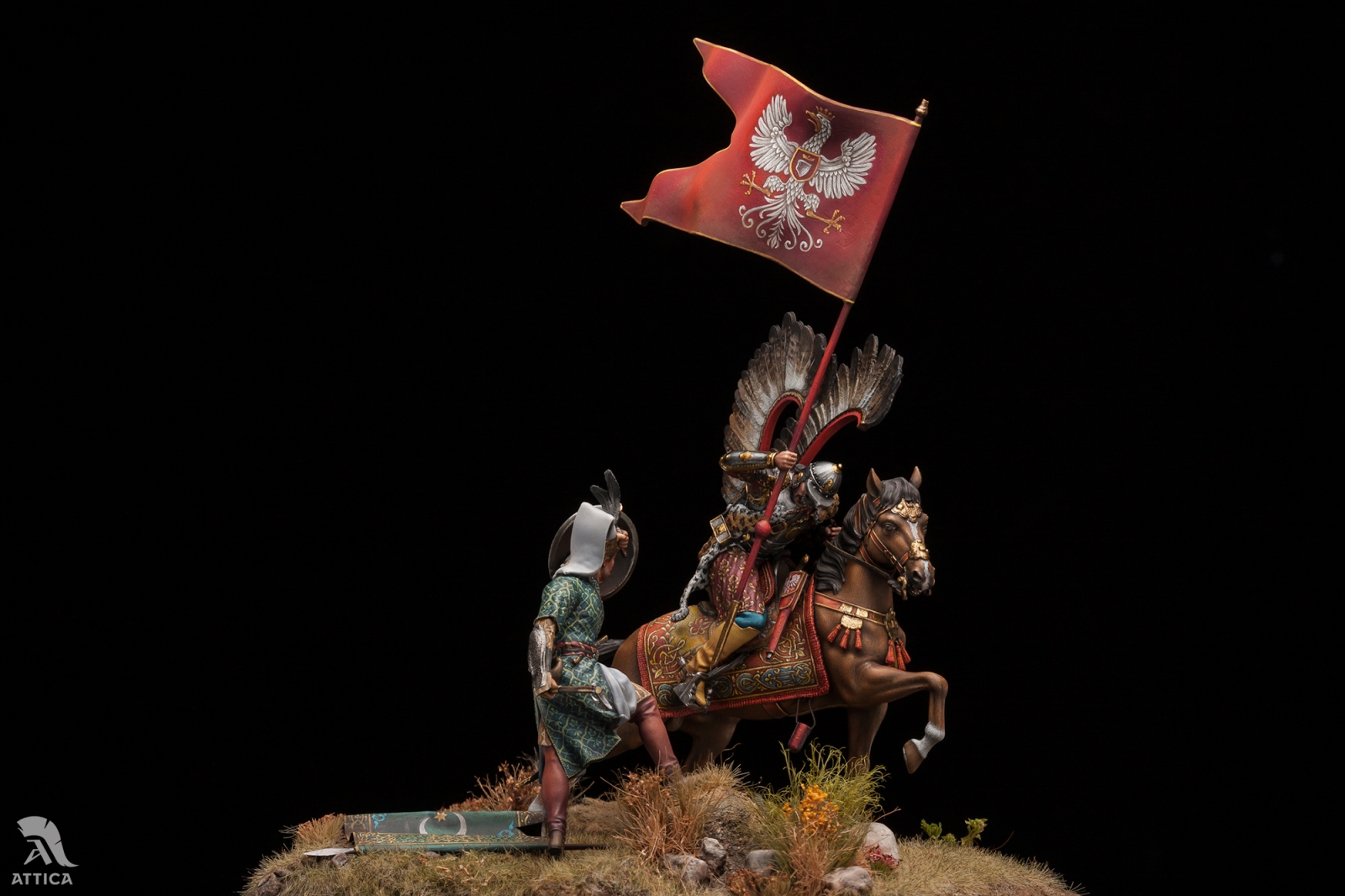 Winged Hussar Siege of Vienna Painted Toy Soldier Museum Quality