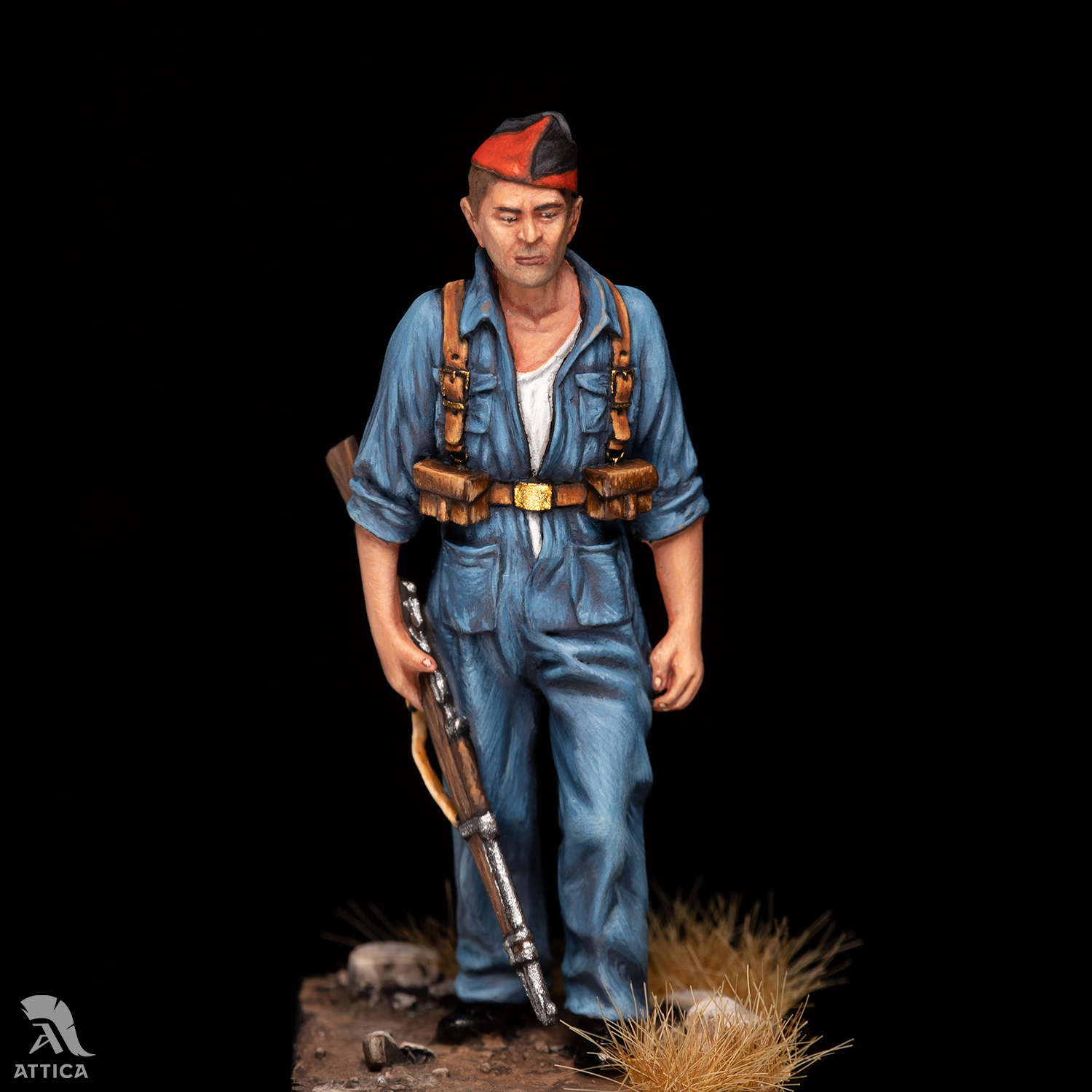 Spanish Militiaman 1937 Painted Toy Soldier Art Quality