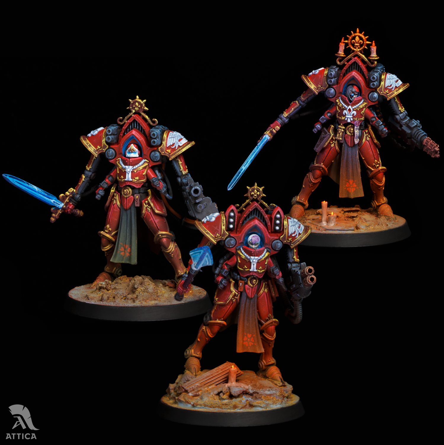 Paragon Warsuits Order of the Bloody Rose Adepta Sororitas Painted ...