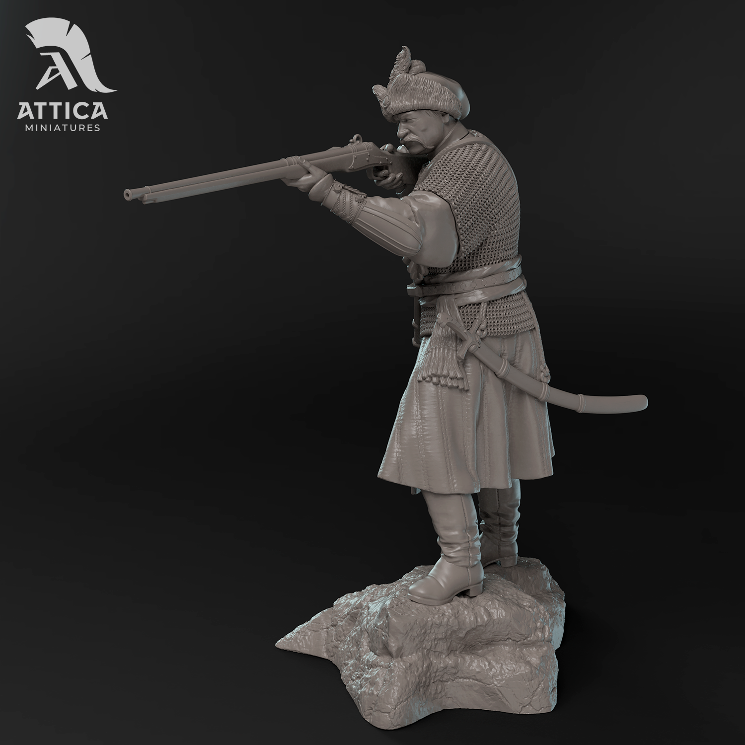 Zaporozhian Cossack Colonel Kit, Polish-Cossack War Series, from Attica ...